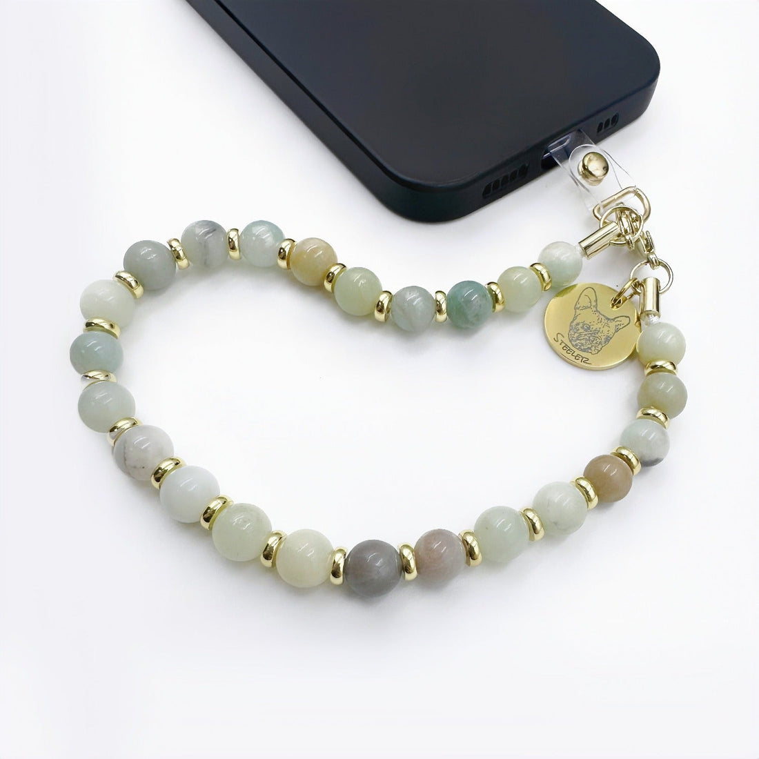 Boltiesd™ Custom Pet Phone Accessory with Nature Stone